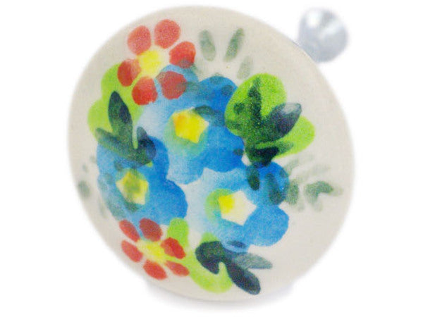 2" Drawer Pull Knob - Bold Red Poppies – Polish Pottery House