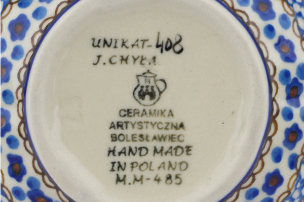 8 oz Dessert Bowl - Fiolek | Polish Pottery House