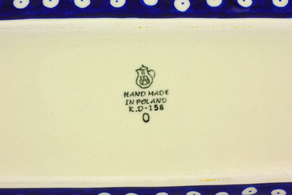 20" Platter - Blue Bell | Polish Pottery House