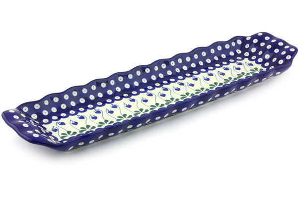 20" Platter - Blue Bell | Polish Pottery House