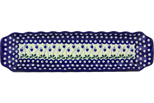 20" Platter - Blue Bell | Polish Pottery House